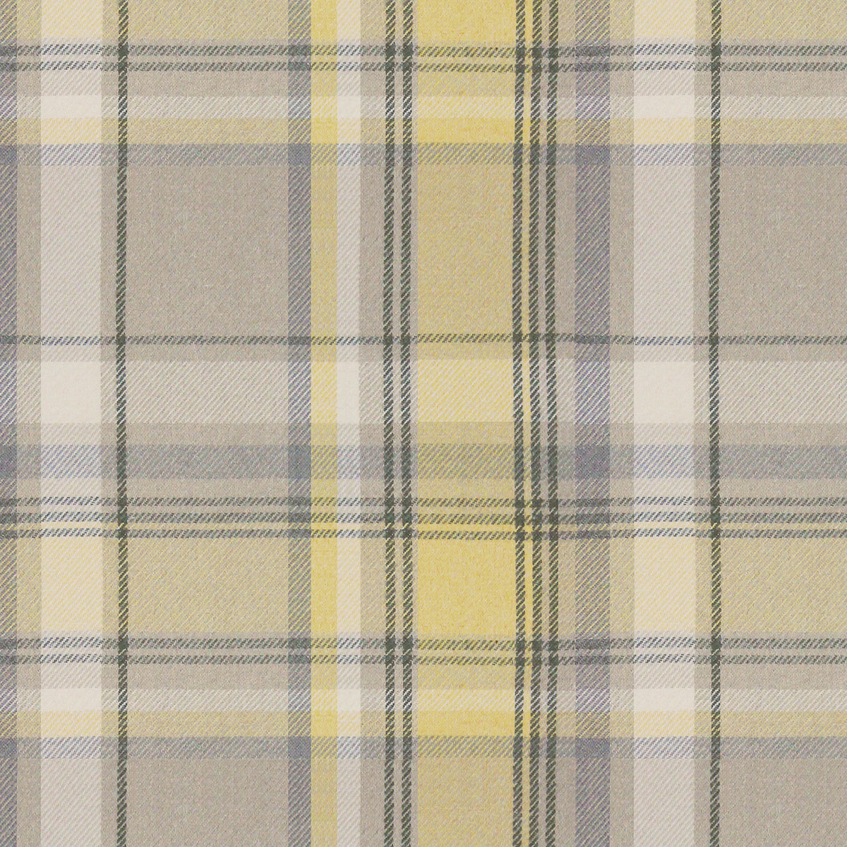 Tartan Check Yellow and Grey Woolly Blanket Throw – McAlister Textiles ...