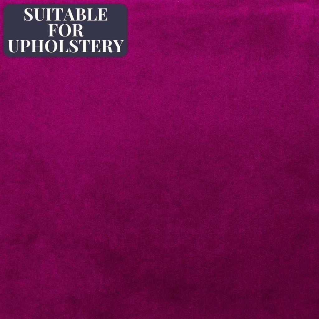 Fuchsia Pink Plush Velvet Fabric for Upholstery – McAlister Textiles ...