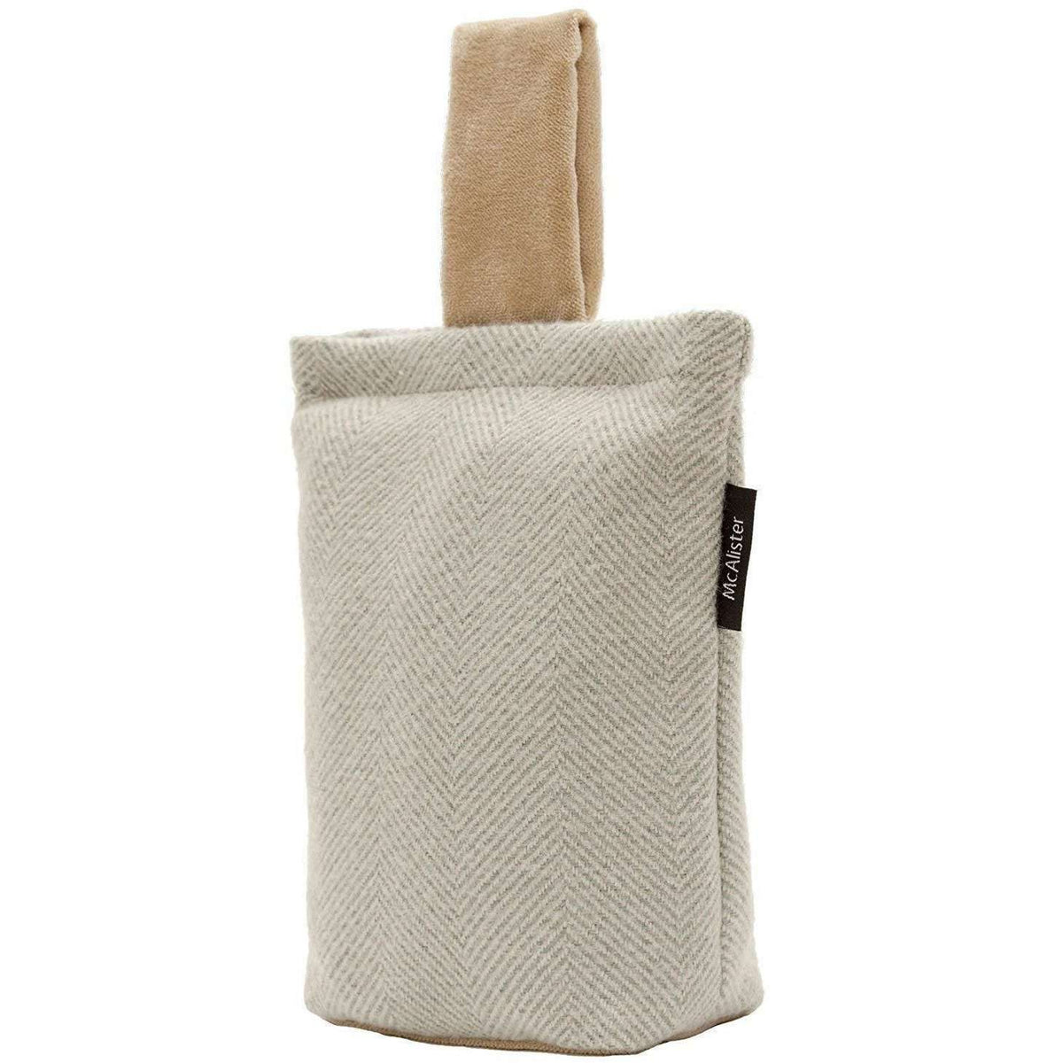 Herringbone Fabric Door Stop | Mcalister Textiles – McAlister Textiles